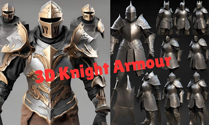 Design 3d models full knight pepakura wearable cosplay armor by Samuel ...