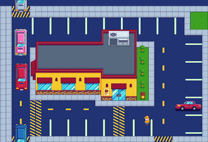 Create custom parallax map art for your rpg maker game by Bluemind27 | Fiverr