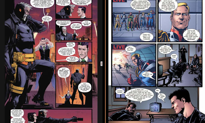 Draw webtoon comic, webcomic, comic artist by Allison_45 | Fiverr