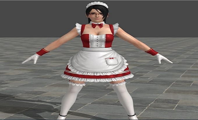Model a custom vr avatar, vrchat avatar, 3d model, vrc avatar, vr character