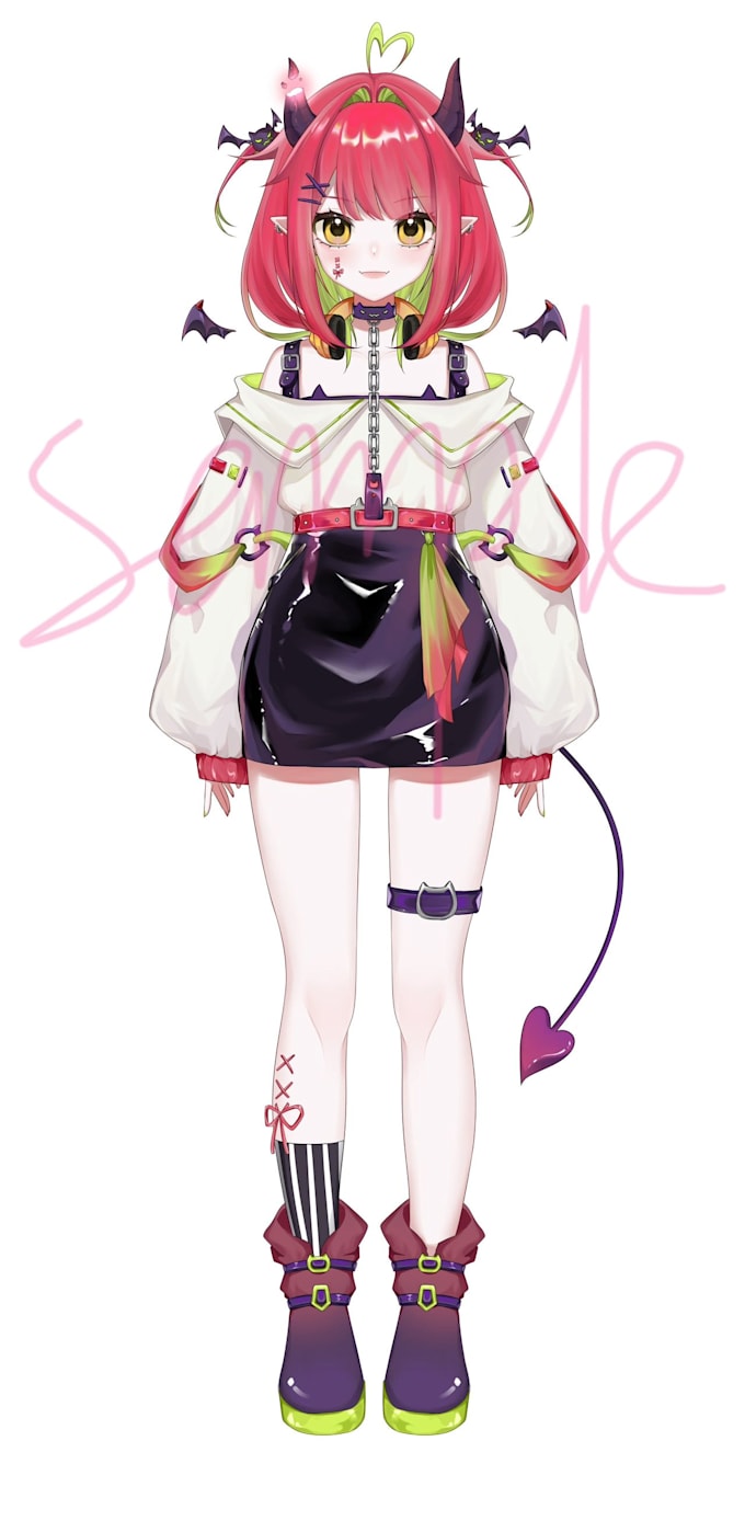 Sell pro live2d vtuber model for vtube studio by Syntax_moka | Fiverr