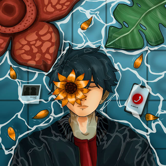 Draw custom illustration for your needs with my style by Daffareggael ...