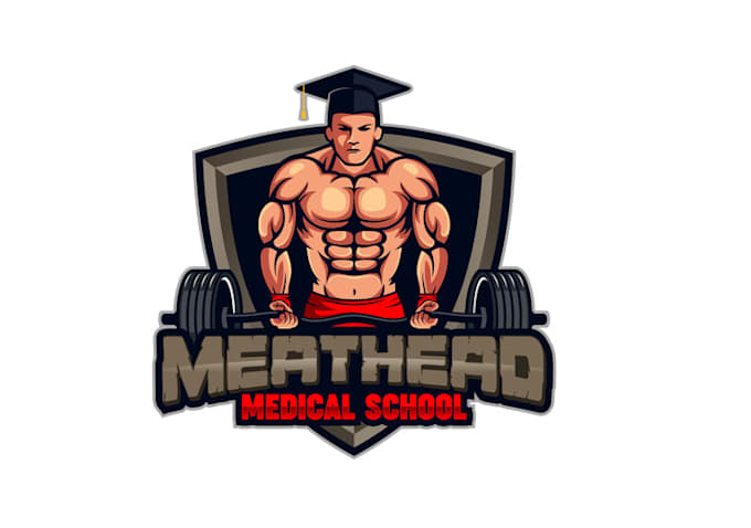 Design meathead medical school logo design by Kelton_frami | Fiverr
