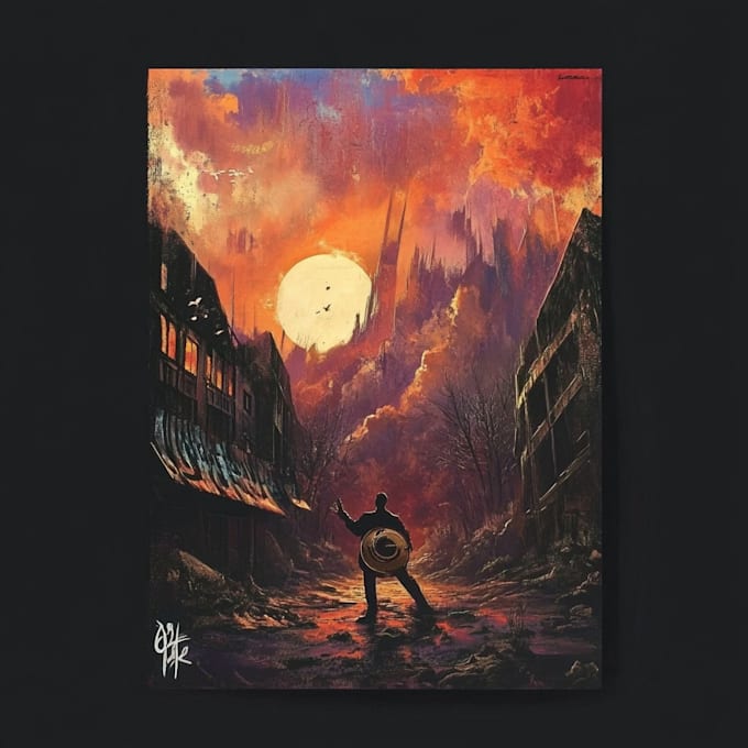Design and animate abstract album cover art by Naudasen | Fiverr