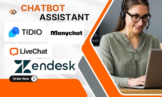 Setup chatbot on zendesk manychat chatfuel tidio landbot io by Chat_bop | Fiverr
