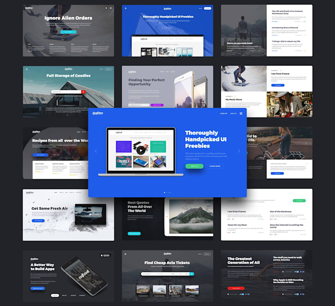 Do modern web ui ux design and mobile ui ux design by Jade_jade6 | Fiverr