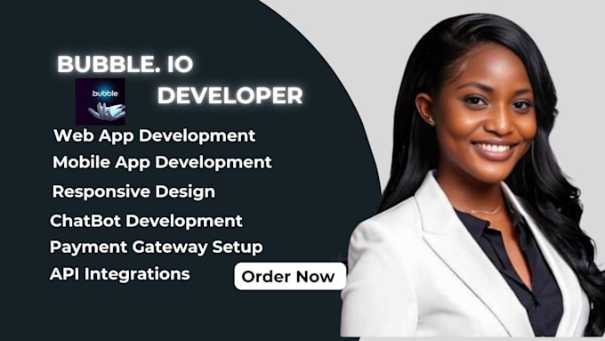 Build adalo app bubble io web app saas marketplace bubble no code developer by Josephine661 | Fiverr