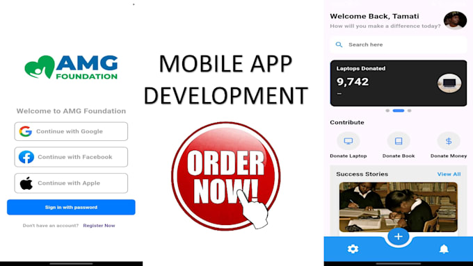 Mobile app development , app development , flutter mobile app ...