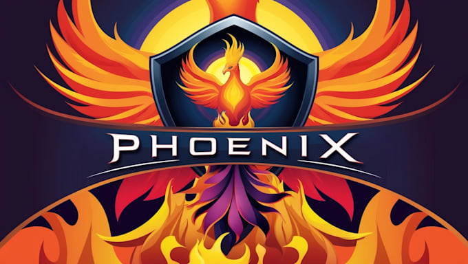 Do custom phoenix logo design by Adrianshaner | Fiverr
