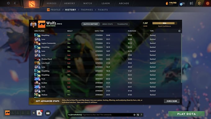 Help you increase your rank and mmr in dota 2 by Sungkumaier | Fiverr