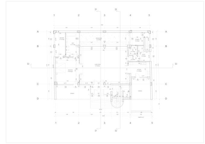Do architectural 2d drawings and blueprints in autocad by Ellapmw | Fiverr