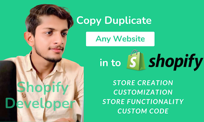 Copy, clone and duplicate shopify store with your branding by Shopifyjam | Fiverr