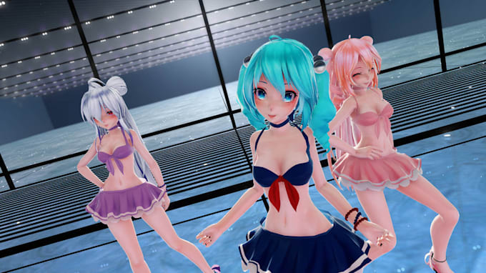 Create, fix and rig your 3d model for mmd model, vrchat, vr avatar ... Create, fix and rig your 3d model for mmd model, vrchat, vr avatar ...
