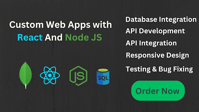 Build custom web apps using react js and node js by Ahmad_waheedr | Fiverr Build custom web apps using react js and node js by Ahmad_waheedr | Fiverr
