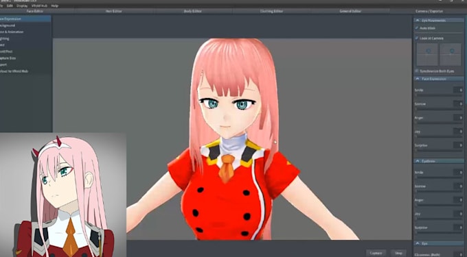 Rig live2d model, live2d vtuber model, vroid, mmd, anime character ...