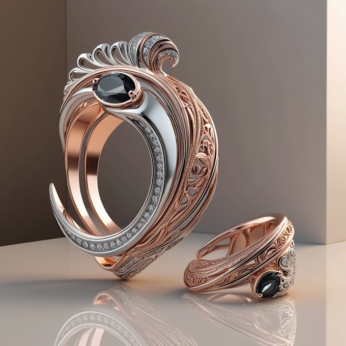 Create 3d cad design, 3d jewelry design for printing and rendering by ...