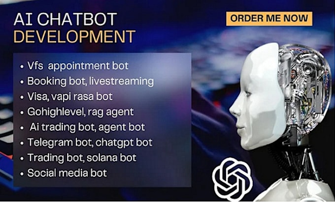 Build a monitor bot automation bot, web bot, vfs appointment ai chatbot ... Build a monitor bot automation bot, web bot, vfs appointment ai chatbot ...