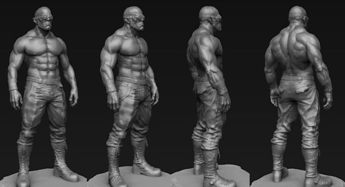 Model stylized character 3d character modelling, 3d realistic game character by Girllt | Fiverr