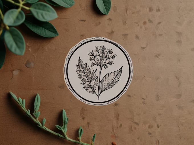 Design a hand drawn botanical boho logo by Cassanning | Fiverr