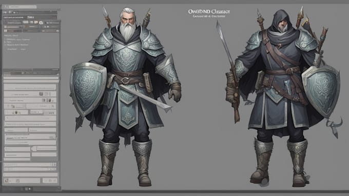 Make dnd character art and dnd character art by Rhaewnsend | Fiverr