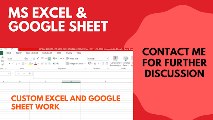 Custom excel, spreadsheet and dashboard by Javedmalik12 | Fiverr