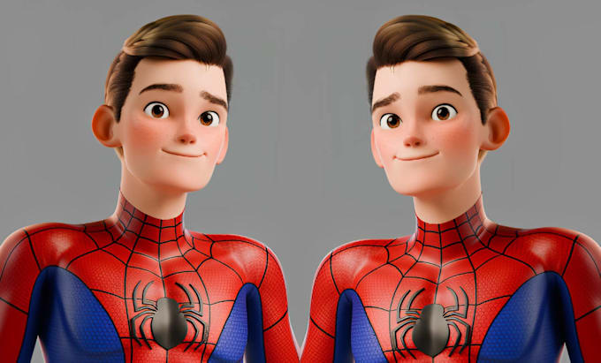 3d cartoon character 3d model 3d animation video game character design ...