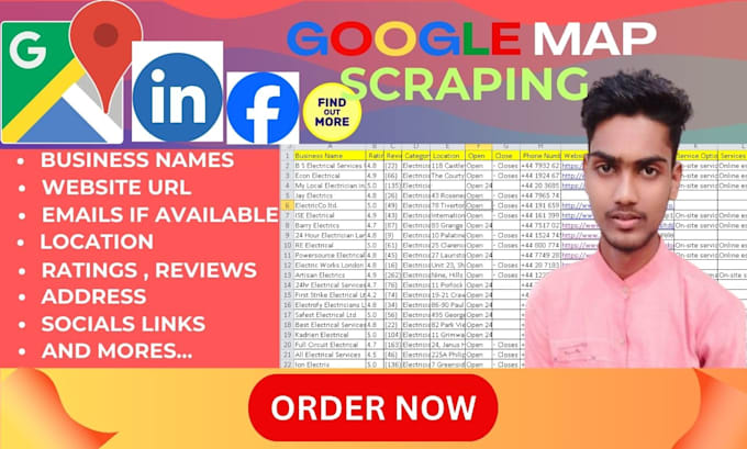 Provide google maps leads, b2b leads, and data entry by Abu_raihan12 | Fiverr