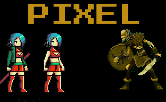 Draw pixel art character animations pixel game art, pixel art, 2d ...