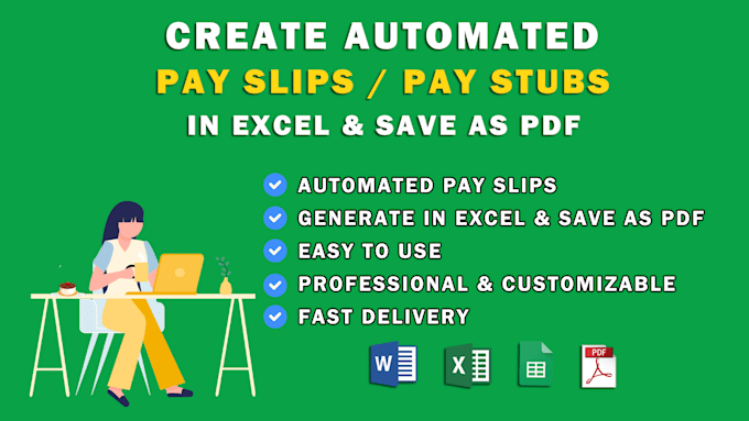 Create pay slips and pay stubs by Dinuka_td | Fiverr