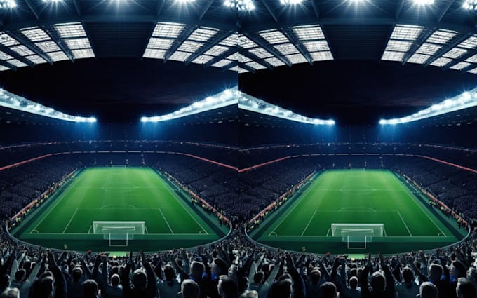 Make 3d rendering of stadiums sports field complex and facilities ...