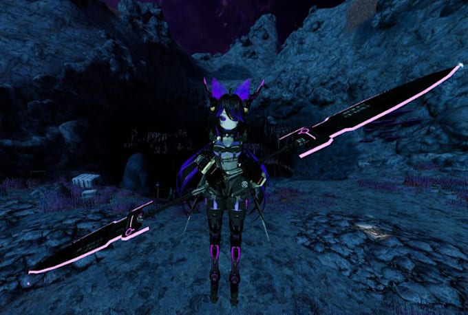 Edit vrchat avatar, 3d model, 3d design, 3d assets, vrc model by Lily ...