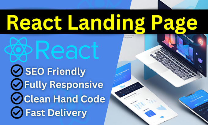 Develop responsive react landing page using react js by Synccoder | Fiverr Develop responsive react landing page using react js by Synccoder | Fiverr