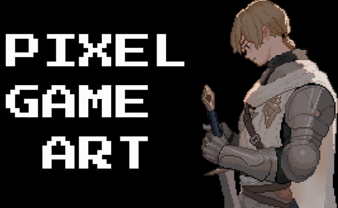 Draw pixel game art, pixel art pixel character, pixel background 2d ...