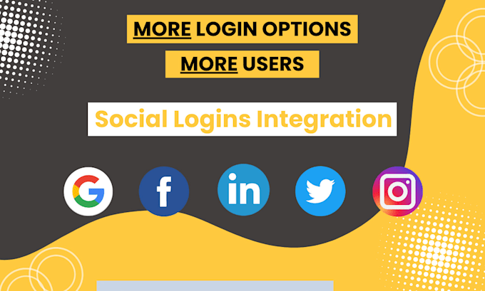 Integrate any social login in php laravel node js and google login in php