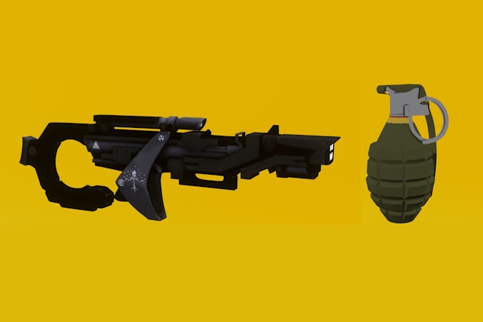 Create 3d weapons, props and game assets by Wellmade_studio | Fiverr
