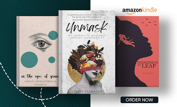 Book cover design for kdp, amazon, and digital ebooks by Haaniya | Fiverr