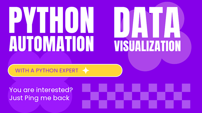 Do python automation and data visualization and data cleaning by Ghulam ...
