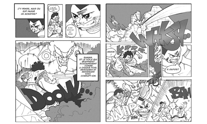 Draw anime manga panel manga storyboard comic strip manga page comic ...