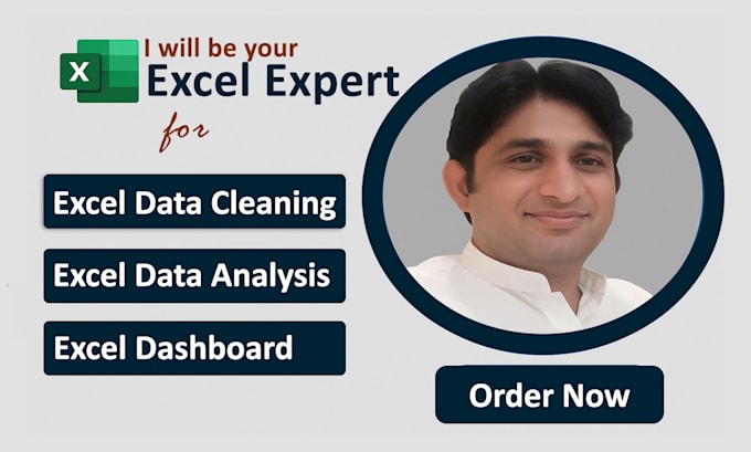 Do excel data cleaning and analysis, design dashboard as your excel data analyst by Khoso_waqar ...