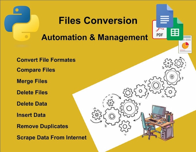Manage your files with python scripts by Razashahbaz1 | Fiverr