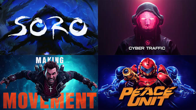 Create stylized custom steam capsule art for your game by Render_blades ...