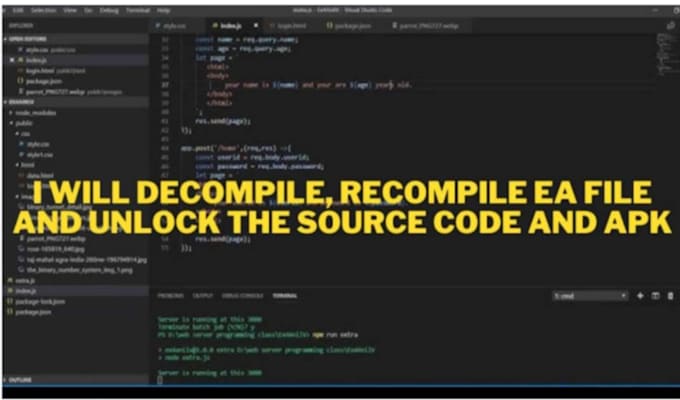 Decompile Recompile Ea Bot With Source Code By Femipro0 Fiverr