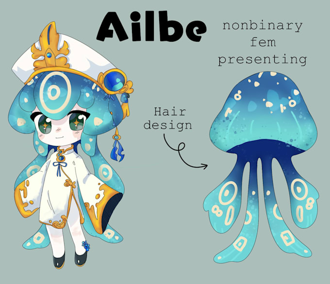 Draw a professional reference sheet for you by Stich_art | Fiverr