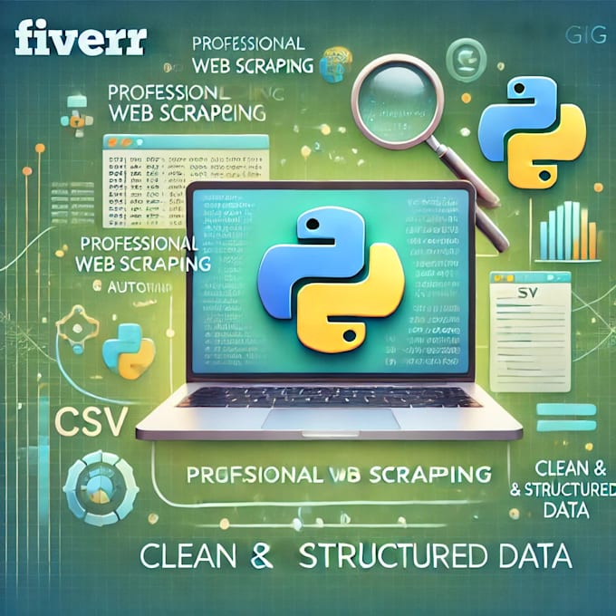 Web scraping in python,data extraction expert by Minihack | Fiverr Web scraping in python,data extraction expert by Minihack | Fiverr