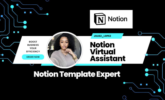 Design Notion Template Notion Virtual Assistant Notion Task
