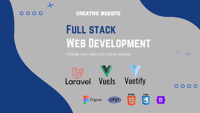 Develop full stack website using php laravel along with vue by Mehreen ... Develop full stack website using php laravel along with vue by Mehreen ...