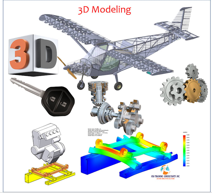 Design cad and 3d modeling of products using solidworks by Feasimulation | Fiverr