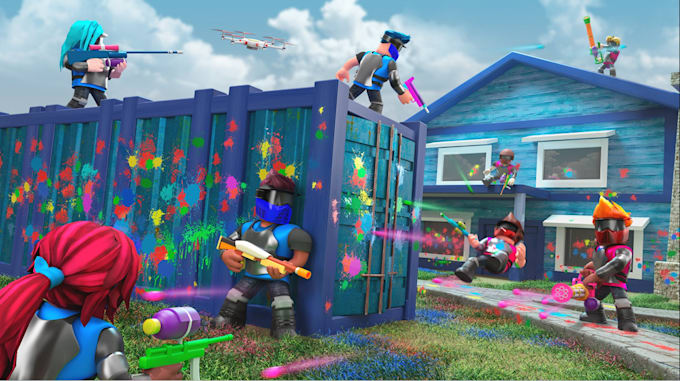 Build full roblox game, roblox map, roblox script, multiplayer game ...