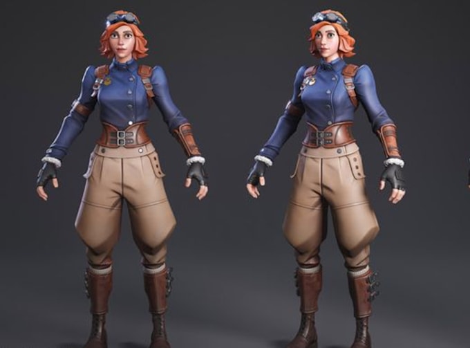 Stylized 3d realistic model, 3d fortnite character, unreal engine 5, animate 3d by Noeteker | Fiverr