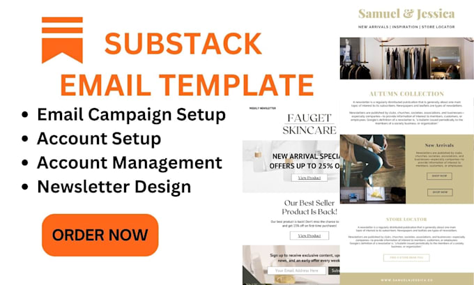 Setup substack account,design substack newsletter,editable template ... Setup substack account,design substack newsletter,editable template ...